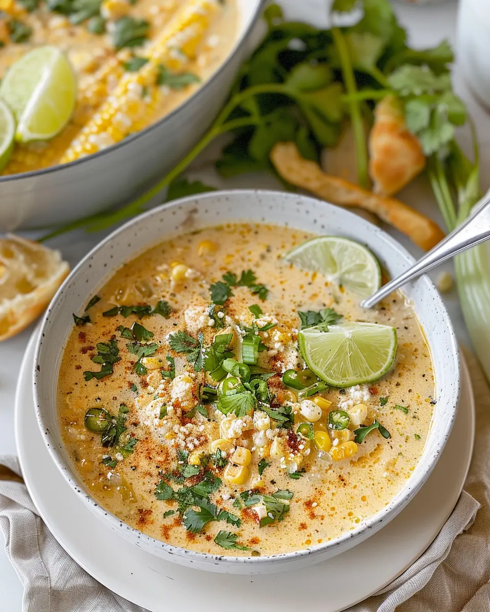 Mexican Street Corn Soup