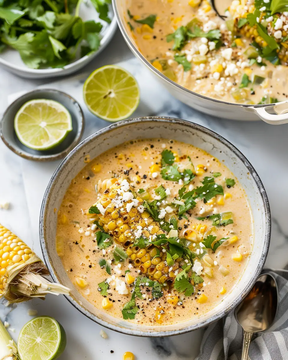 Mexican Street Corn Soup