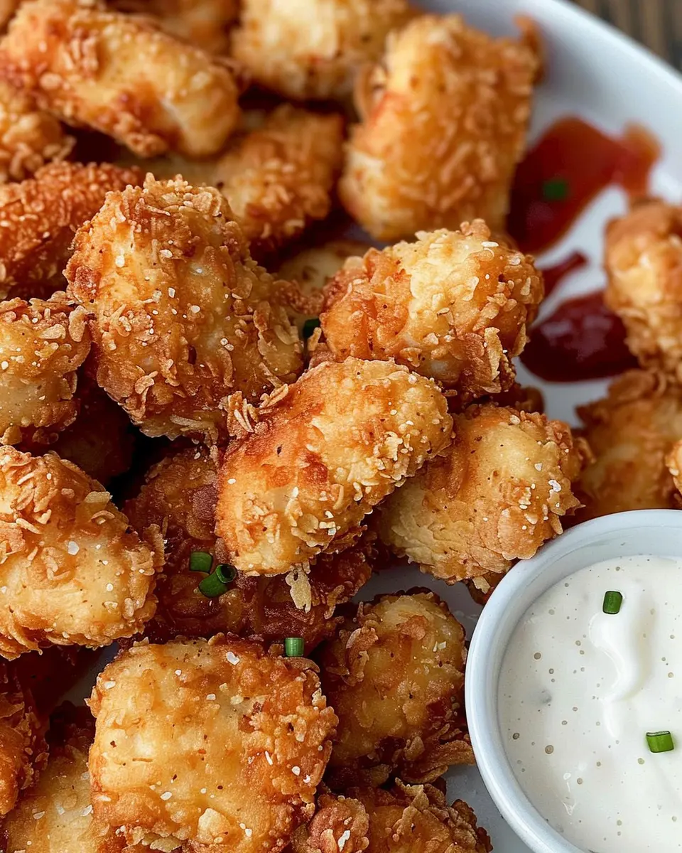 crispy air fryer chicken nuggets